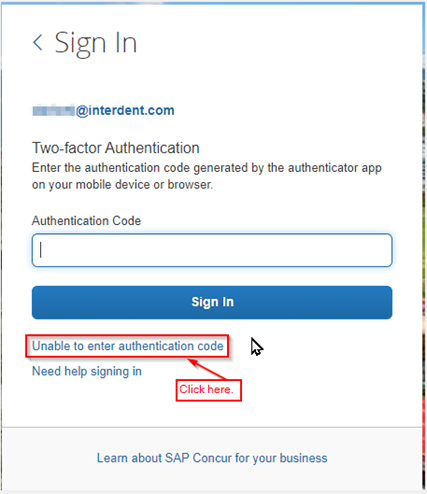 Concur: Authenticator Chrome Extension – Interdent IT