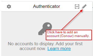 Concur: Authenticator Chrome Extension – Interdent IT