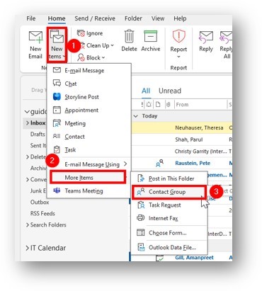 How to create email groups for Outlook – Interdent IT