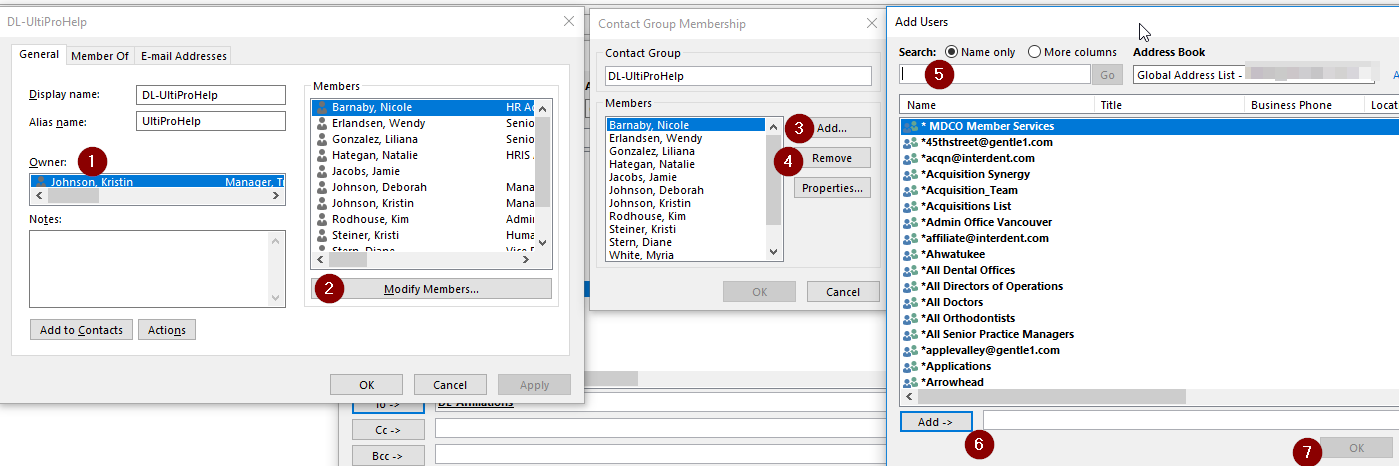 Managing a Distribution List – Interdent IT