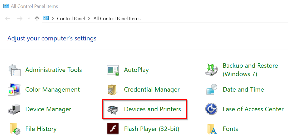 Setting Your Default Printer - Windows 10 – Interdent IT
